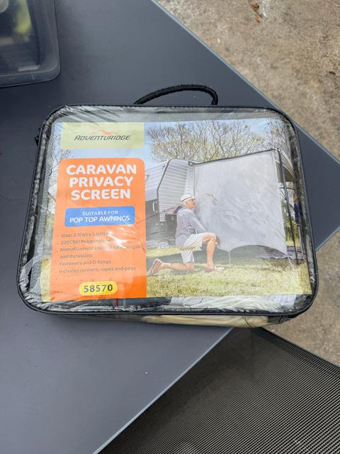Adventuridge Caravan Privacy Screen | Caravan & Campervan Accessories ...