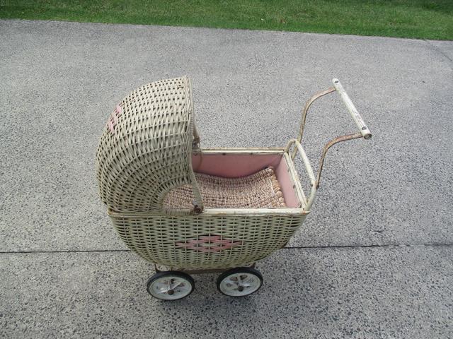 Vintage Wicker Cane Dolls Pram - Prams & Strollers in Cranbourne VIC ...