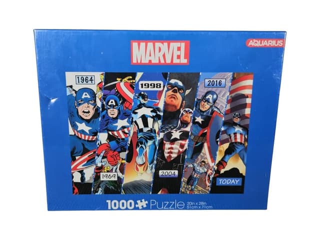Marvel Captain America Timeline Puzzle (83301) - Board Games in ...