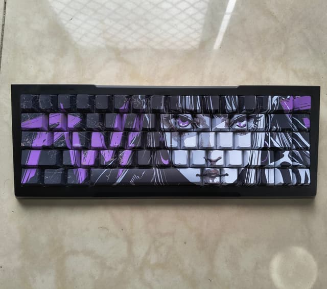 Pwnage Zenblade 65 v2 Premium Gaming Mechanical Keyboard, Purple ...