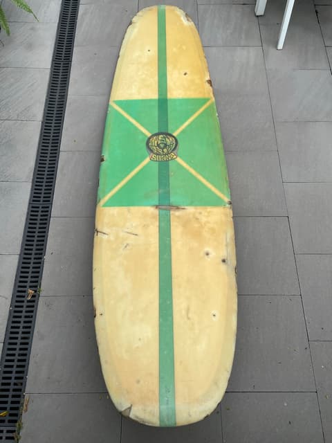 Vintage SHANE CRYSTAL VESSEL vee bottom surfboard - Surfing in ...