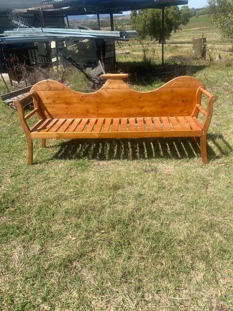 Pine Miners Couch - Antiques in Monteagle NSW | Gumtree Australia