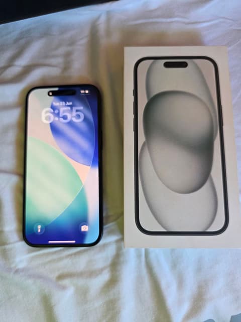 Iphone 15, 128GB, Black(New) - iPhone in Mount Pleasant WA | Gumtree ...