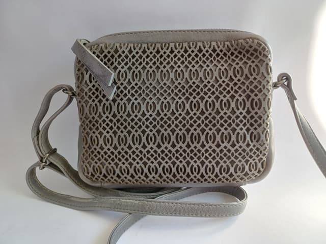 NEW Giannotti Leather Crossbody Bag Grey - Bags in St Kilda VIC ...