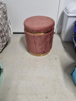 Artiss Ottoman Footstool - Pink Velvet - Stools & Bar stools in Wyndham ...