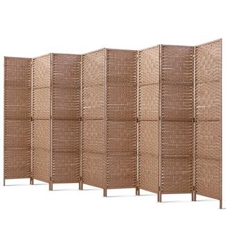 Artiss 8 Panel Room Divider Screen 326 x 170cm Woven Natural - Other ...
