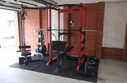 Force USA MyRack Home Gym + 215kg Rogue Plates - Gym & Fitness in ...