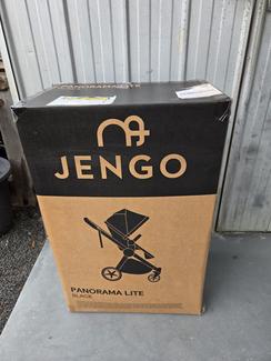 Jengo Panorama Lite Pram - New boxed - Black - Prams & Strollers in Box ...