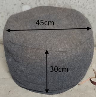 CHEAP small grey bean bag with fillings (45x30cm), Carlton pickup ...