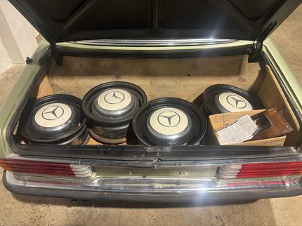 Mercedes R107 steel wheels | Wheels, Tyres & Rims | Gumtree Australia ...